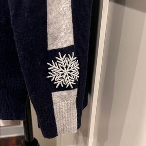 KJUS | Sweaters | Kjus Kjus Powder Navy And Grey Wool Sweater ...